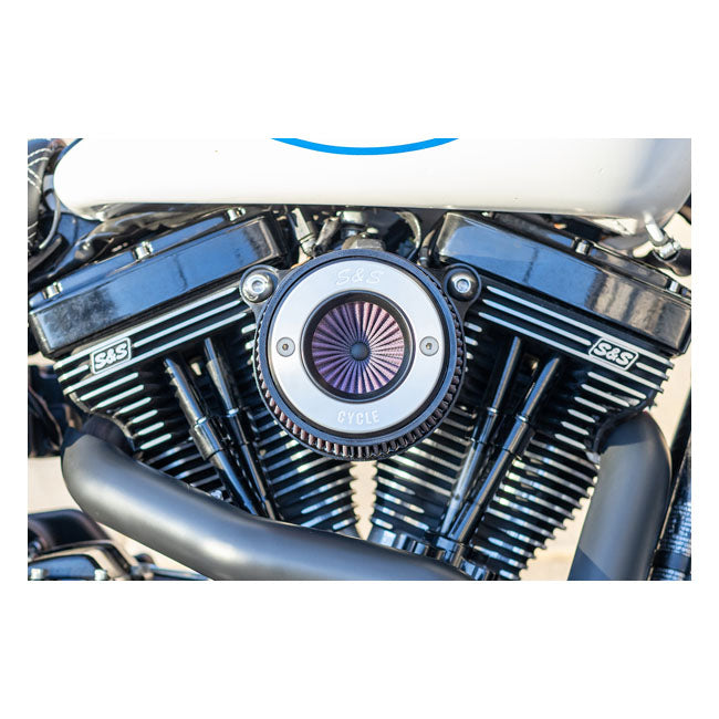 S&S Air Stinger Stealth Trim Ring Luchtfilter voor Harley